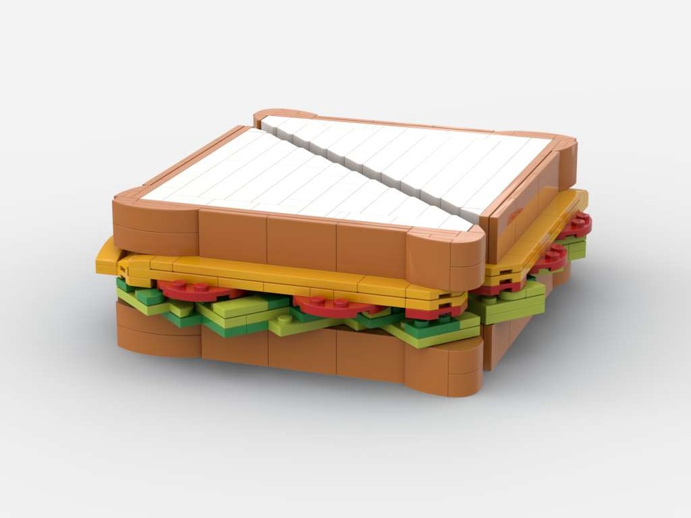 LEGO MOC Lego Sandwich by littlegreenfriend | Rebrickable - Build with LEGO