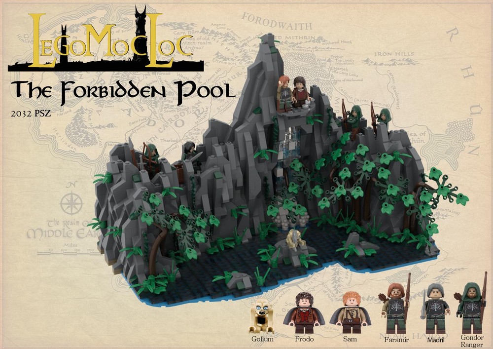 LEGO MOC The Forbidden Pool by LegoMocLoc | Rebrickable - Build with LEGO