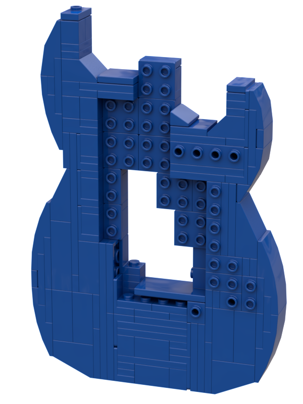 LEGO MOC Fender Stratocaster - Blue Version by StreethawkLegoMocs ...