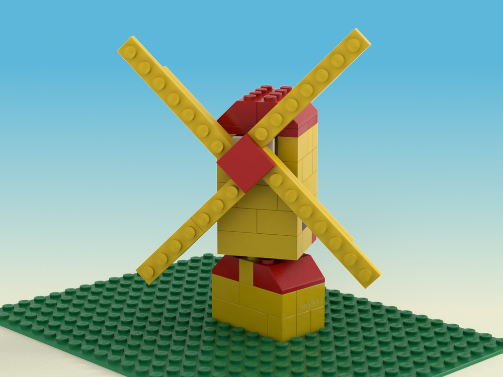 LEGO MOC 6365 Dutch windmill by se1977 | Rebrickable - Build with LEGO