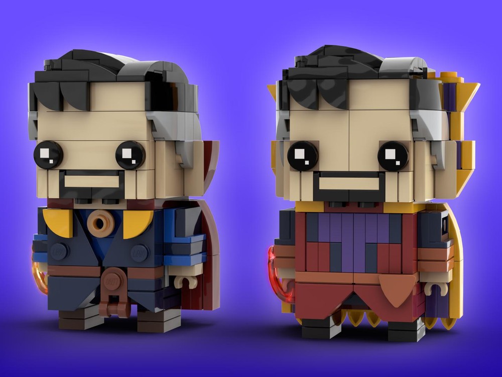 LEGO MOC Doctor Strange & Strange Supreme Brickheadz LEGO MOC - Marvel ...