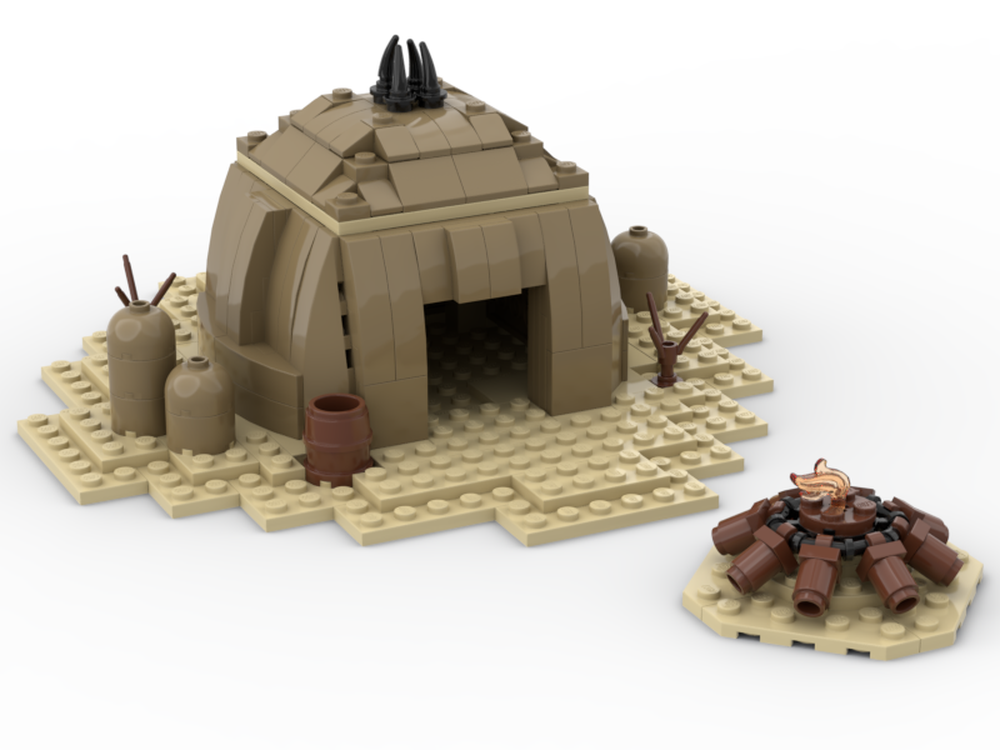 LEGO MOC Tusken Raider Camp Tent by EmpireBricks | Rebrickable - Build ...
