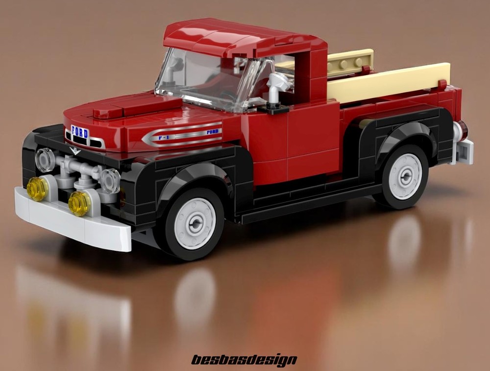 LEGO MOC Ford F1 pickup truck 1951 by besbasdesign | Rebrickable ...
