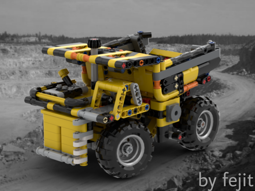 LEGO MOC Mining dump truck (42122) by Old_Fejit | Rebrickable - Build ...