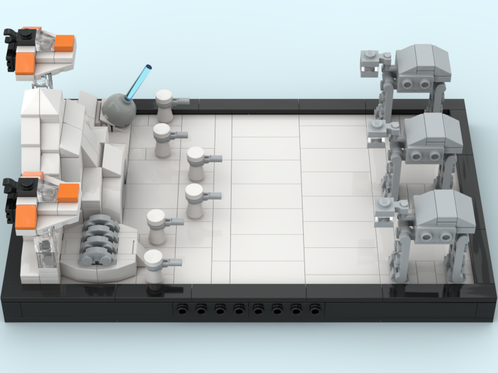 LEGO MOC Micro Battle Of Hoth by Jedi Plb | Rebrickable - Build with LEGO
