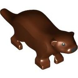 LEGO PART 67631pr0001 Animal, Otter, Black Eyes and Nose Print ...