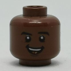 LEGO PART 3626cpr1634 Minifig Head James Rhodes (War Machine) / Cyborg ...