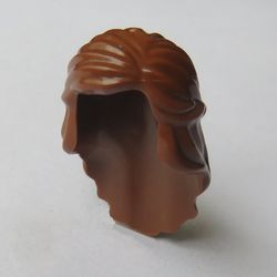 LEGO PART 59363 Hair Mid-Length with Braid around Sides | Rebrickable ...