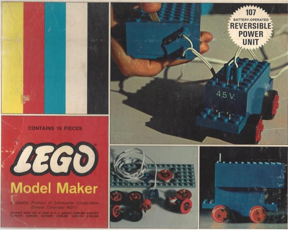 LEGO Set 107-3 4.5V Reversible Power Unit (1971 System > Supplemental ...