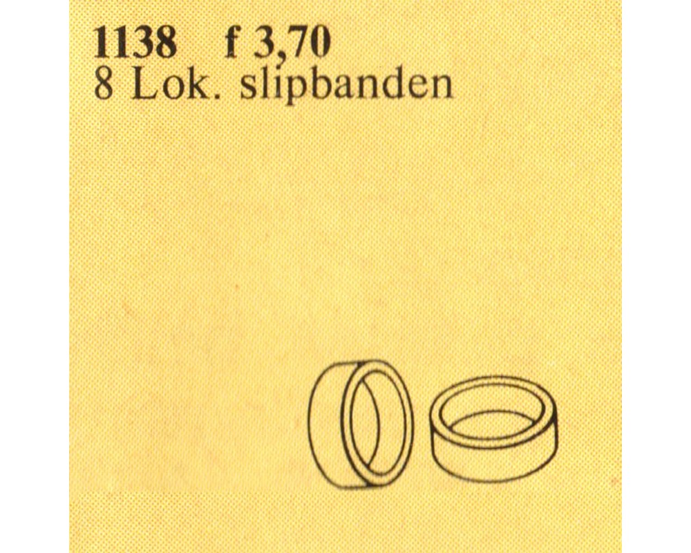 LEGO Set 1138-1 Replacement Rubber Wheel Treads for Trains (1981 ...