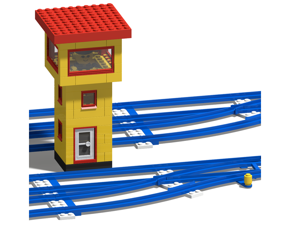 LEGO Set 222-1-c197 Train Tower (1975 Train) | Rebrickable - Build with ...