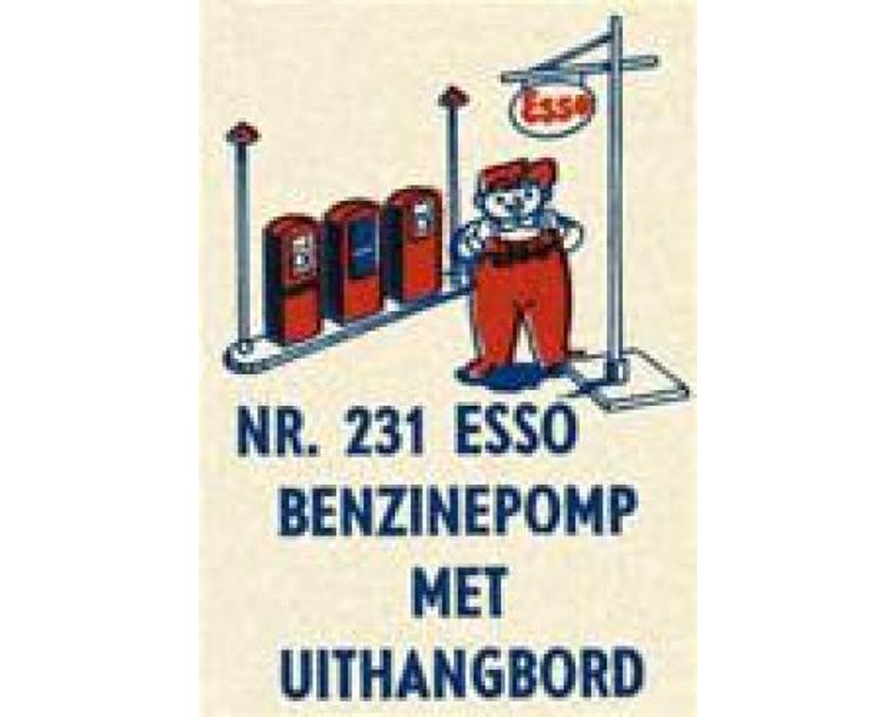 LEGO Set 231-2 Esso Pumps/Sign (1956 System > Supplemental ...