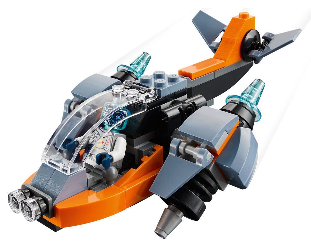 LEGO Set 31111-1 Cyber Drone (2021 Creator > Creator 3-in-1 ...