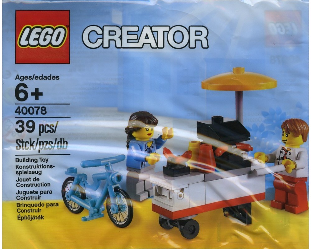 LEGO Set 40078-1 Hot Dog Cart (2013 Creator) | Rebrickable - Build with ...