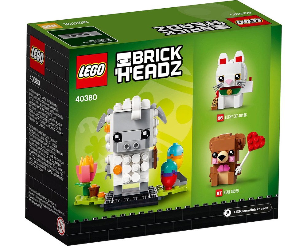 LEGO Set 40380-1 Sheep (2020 Brickheadz) | Rebrickable - Build with LEGO