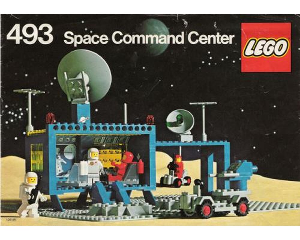 LEGO Set 493-1 Space Command Center (Flatplate version) (1979 Space ...