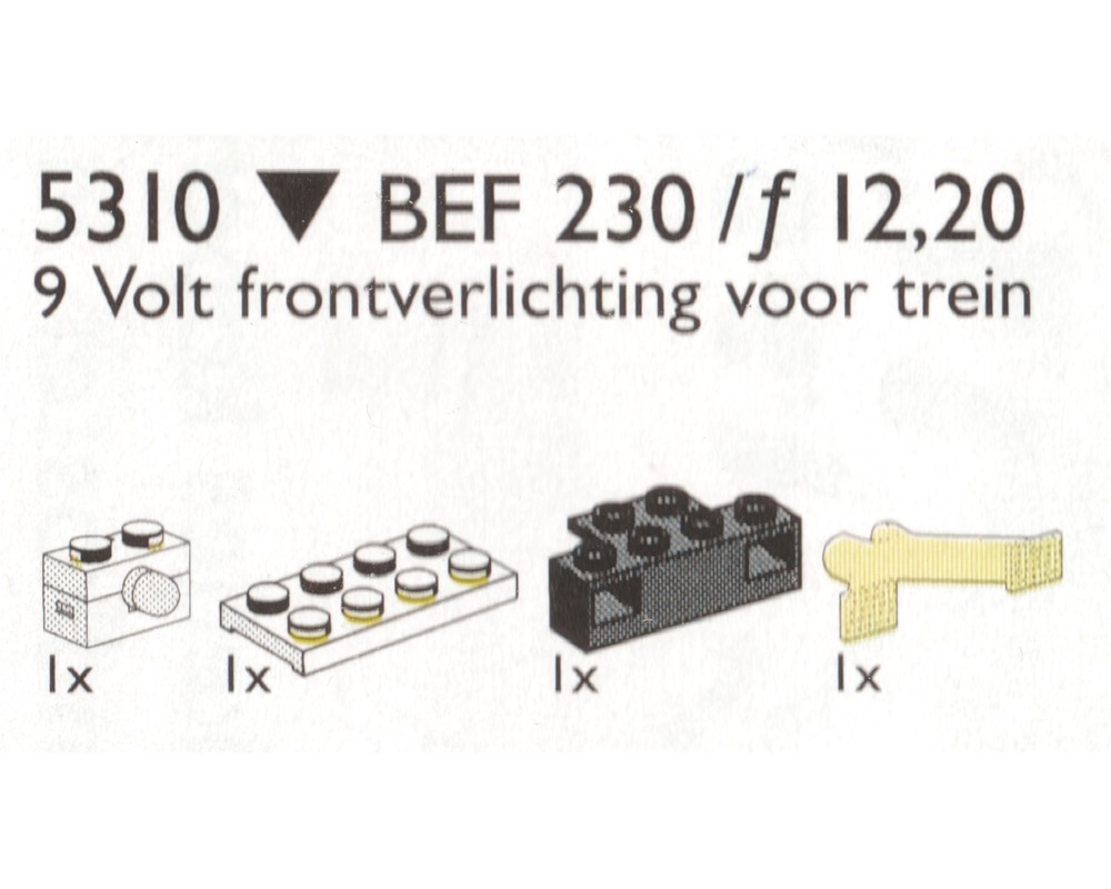 LEGO Set 5310-1 Lighting Brick (1996 Service Packs > Train ...