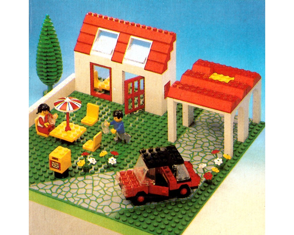 LEGO Set 6374-1-c3 House with carport (1983 Town > Classic Town ...