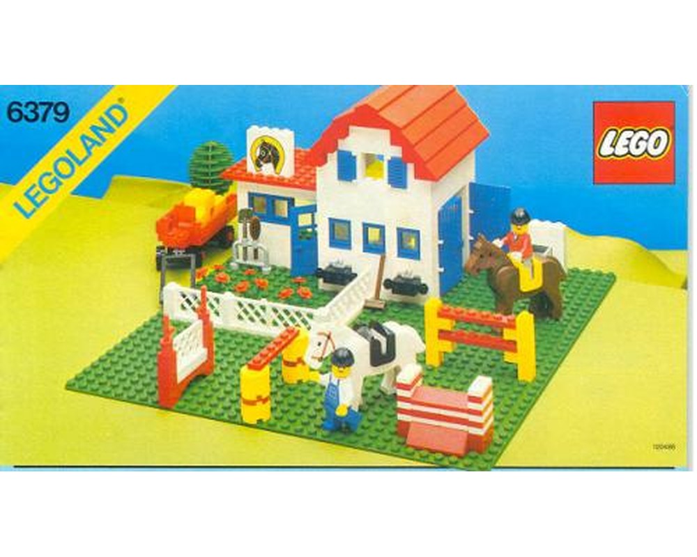 LEGO Set 6379-1 Riding Stable (1986 Town > Classic Town) | Rebrickable ...