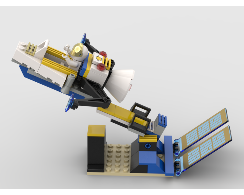 LEGO Set 6454-1-c1 Mini Spaceship with Launching Ramp (1999 Town ...