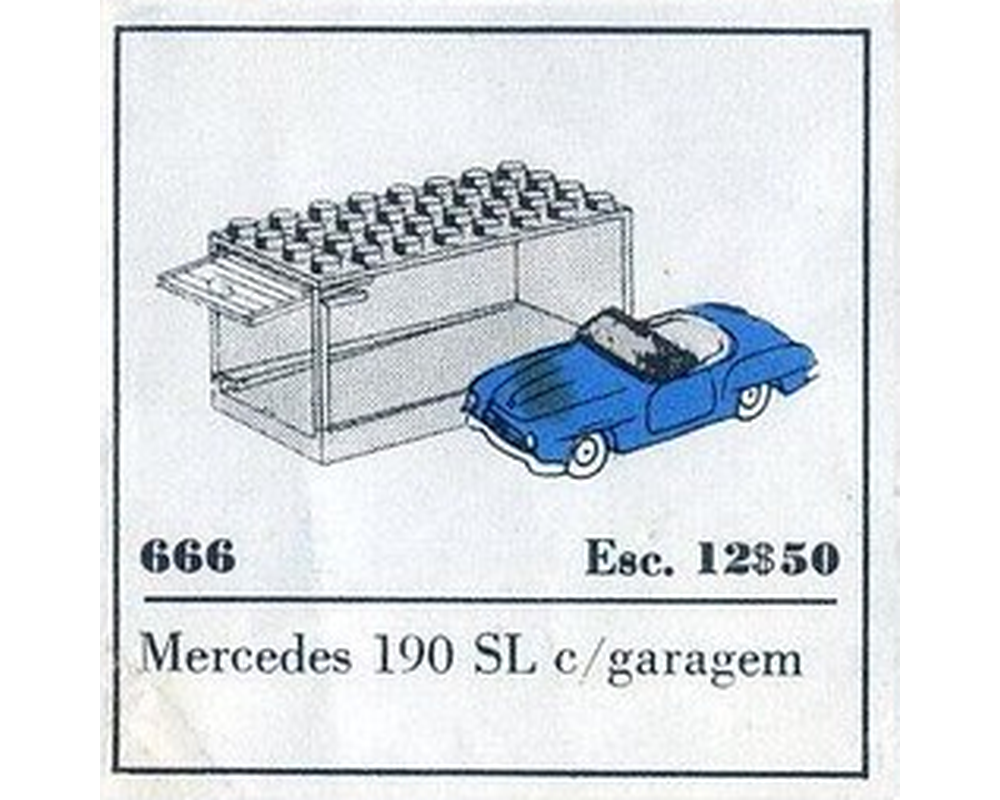LEGO Set 666-1 1:87 Mercedes Sport (1964 System > HO 1:87 Vehicles ...