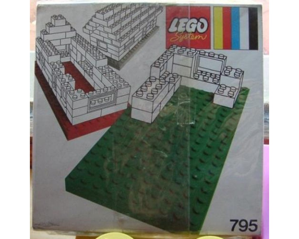 LEGO Set 795-1 Baseplates, Red and Blue (1971 Universal Building Set ...