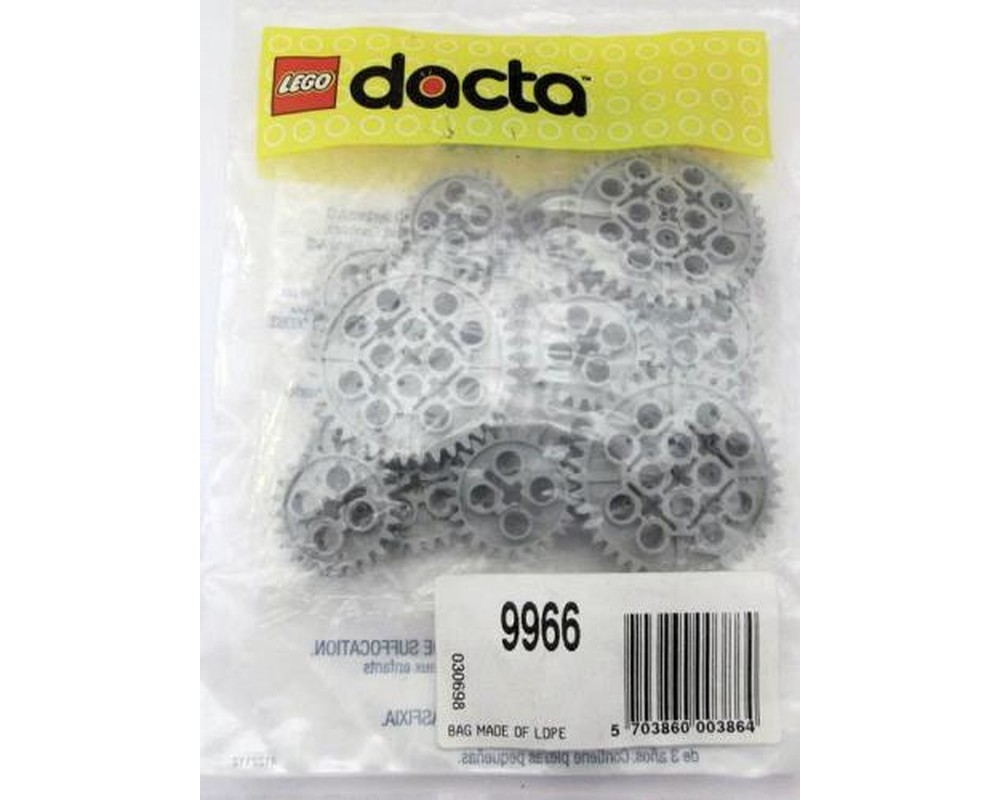 LEGO Set 9966-1 Large Gear Wheels (1994 Educational and Dacta > Service ...