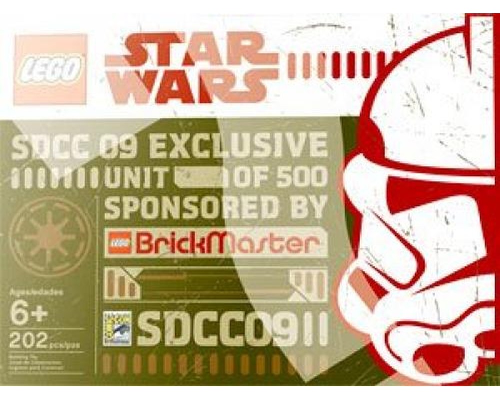 LEGO Set COMCON010-1 Mini Republic Dropship & AT-TE Brickmaster SDCC 09 ...