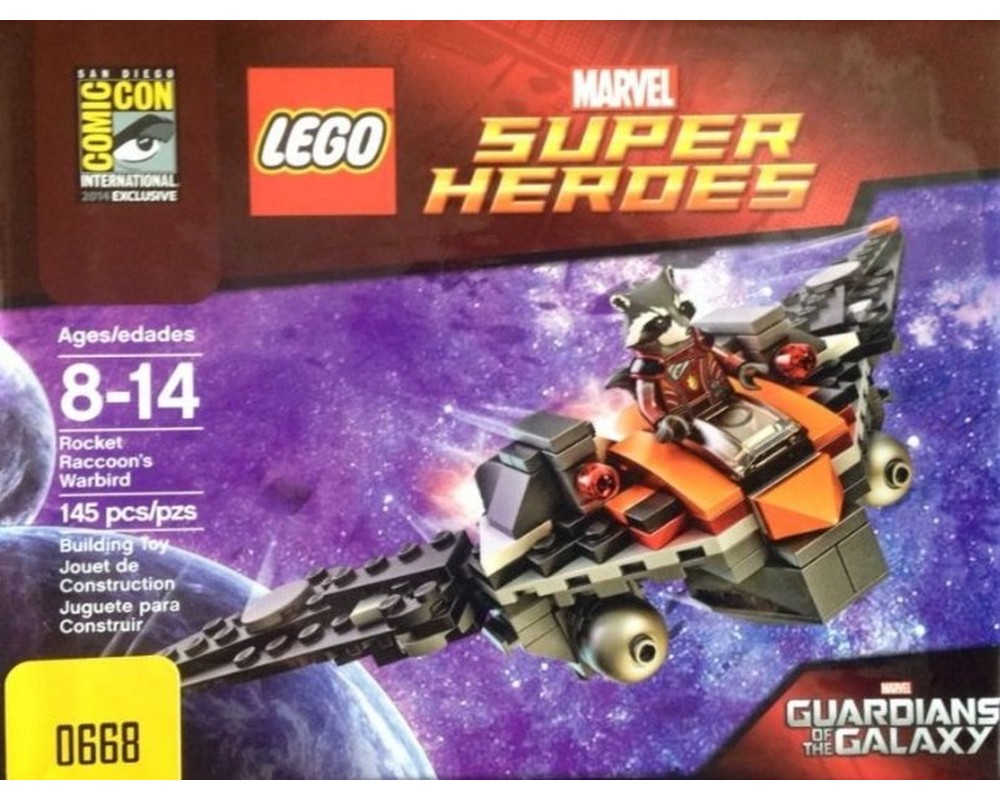 LEGO Set COMCON034-1 Rocket Raccoon's Warbird (2014 Super Heroes Marvel ...
