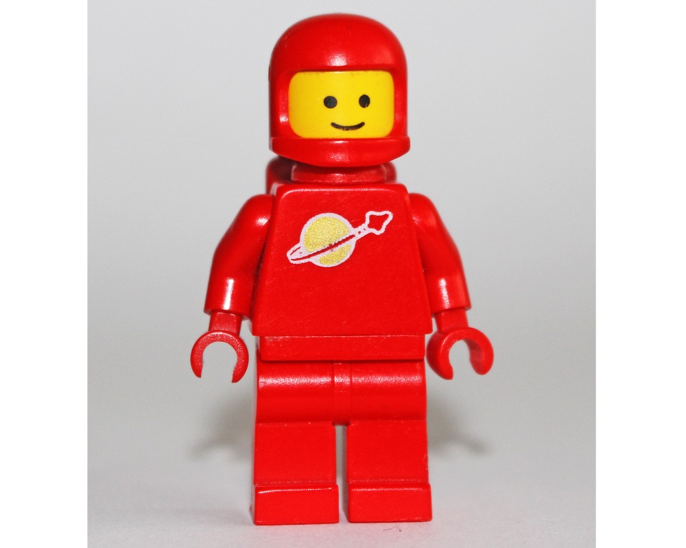LEGO Set fig-000745 Classic Spaceman, Red with Airtanks (3842b Helmet ...