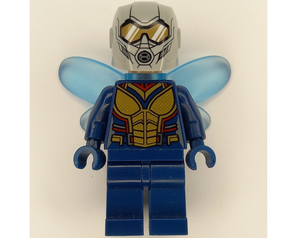 LEGO Set fig-001816 The Wasp (Hope van Dyne) with Trans-Medium Blue ...