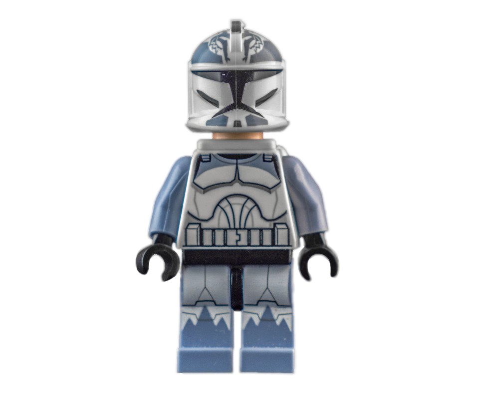 LEGO Set fig-003766 Clone Trooper, Wolfpack, with Jet Pack and Sand ...
