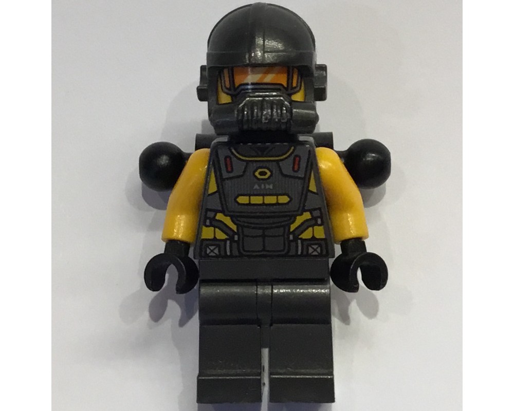 LEGO Set fig-005590 AIM Agent with Backpack, Pins (2020 Super Heroes ...