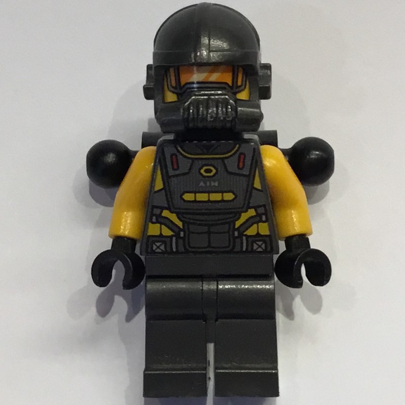 LEGO Set fig-005590 AIM Agent with Backpack, Pins (2020 Super Heroes ...