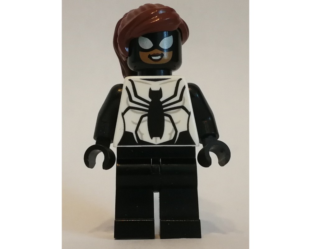 LEGO Set fig-005599 Spider-Girl in Black and White Outfit (2020 Super ...