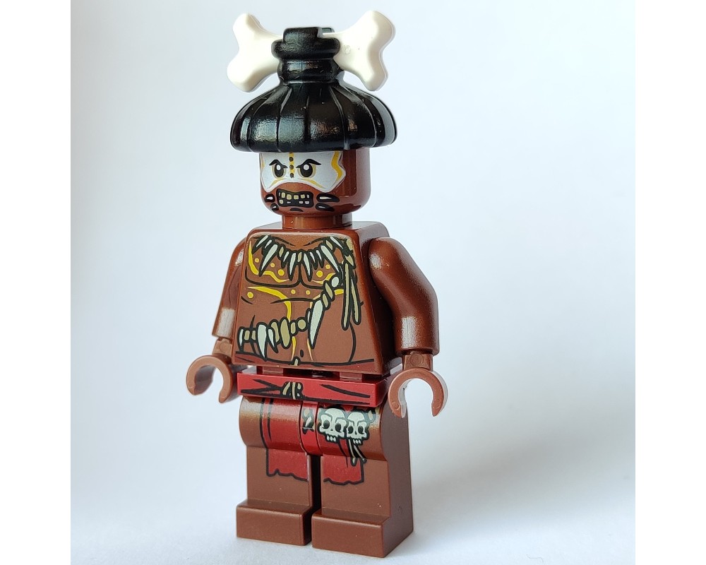 LEGO Set fig-005790 Cannibal with White Face Make-up (2011 Pirates of ...