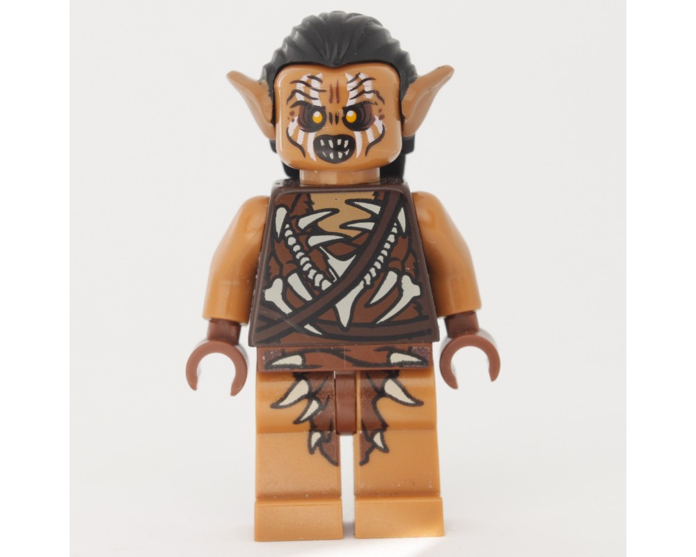 LEGO Set fig-005909 Gundabad Orc - Hair (2013 The Hobbit and Lord of ...