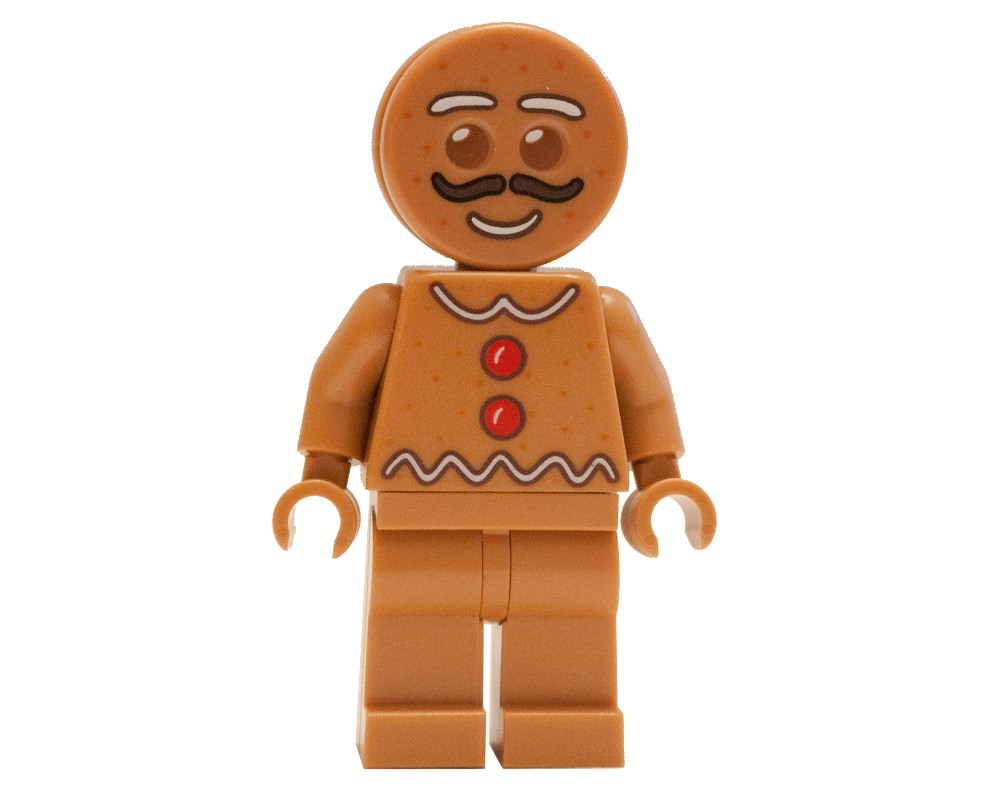 LEGO Set fig-006440 Gingerbread Man with Moustache (2019 Creator ...