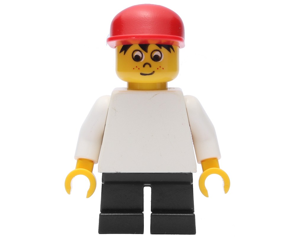 LEGO Set fig-008631 Timmy, Short Black Legs, Red Cap (2004 Town ...