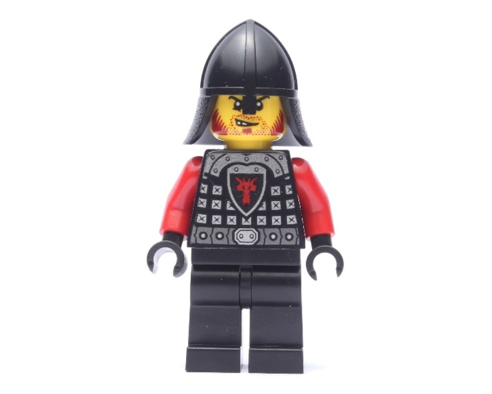 LEGO Set fig-010120 Dragon Knight, Red, Helmet, Red Beard (2013 Castle ...
