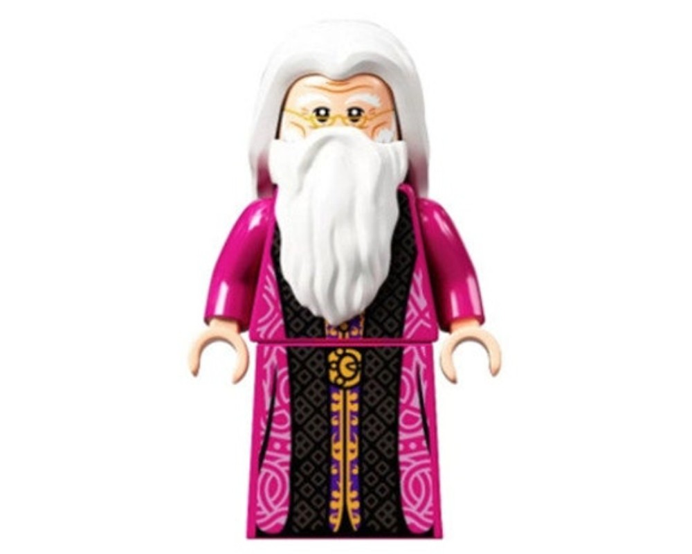 LEGO Set fig-011366 Albus Dumbledore, Magenta Robes (2021 Harry Potter ...