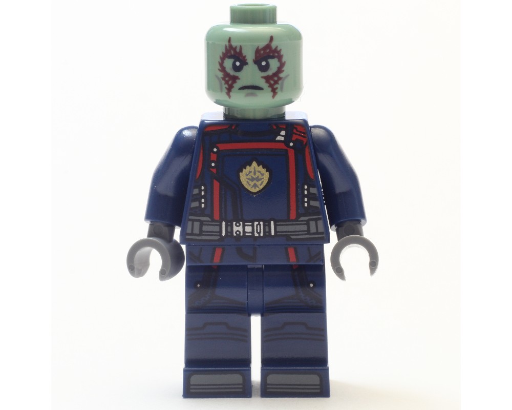 LEGO Set fig-013663 Drax, Dark Blue Outfit (2023 Super Heroes Marvel ...