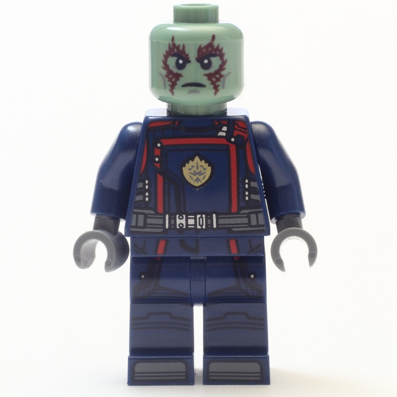 LEGO Set fig-013663 Drax, Dark Blue Outfit (2023 Super Heroes Marvel ...