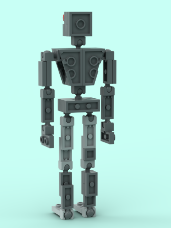 LEGO MOC Poseable Figure 02 by AntOrman | Rebrickable - Build with LEGO