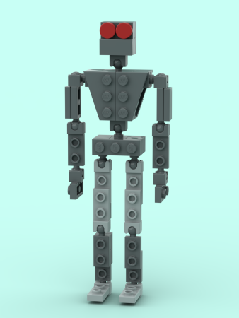 LEGO MOC Poseable Figure 02 by AntOrman | Rebrickable - Build with LEGO