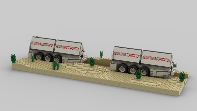 LEGO MOC Secure Mining Cargo Transport by Futurism_Lego | Rebrickable ...