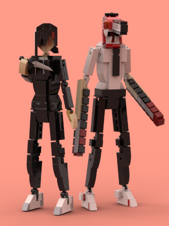 LEGO MOC Chainsaw Man by Teckbricks | Rebrickable - Build with LEGO