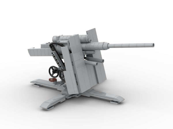 LEGO MOC WW2 German 8.8 cm Flak by Aliciayf1109 | Rebrickable - Build ...