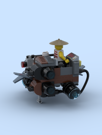 LEGO MOC Utility hover platform by tingdrason | Rebrickable - Build ...