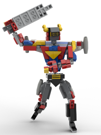 LEGO MOC Giant Anime Robot by AntOrman | Rebrickable - Build with LEGO